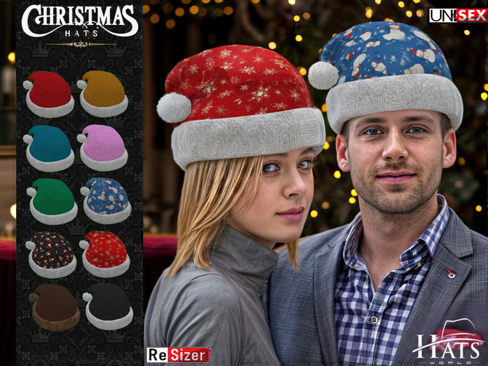 Second Life Marketplace - [HW] THE PREMIUM ULTIMA SANTA HATS